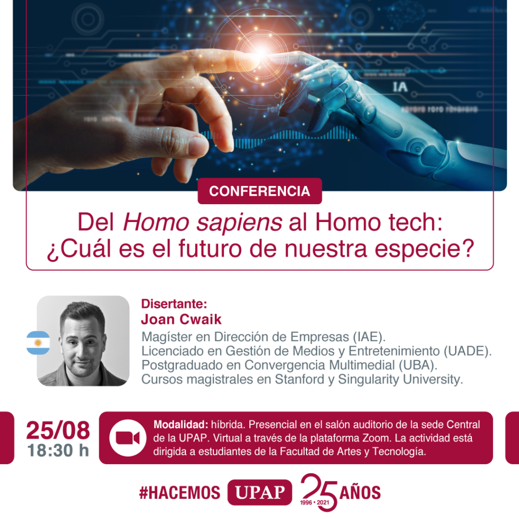 Conferencia Del Homo sapiens al Homo tech: ¿cuál es el futuro de ...